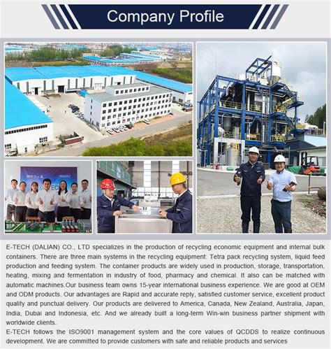 중국 1000 리터 스테인레스 스틸 Ibc 탱크 제조 업체 공급 업체 공장 맞춤형 1000 리터 스테인레스 스틸 Ibc 탱크 도매 E Tech