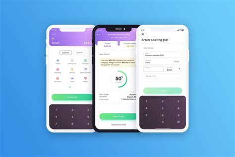 Budget Planner Mobile Ui Kit Ui Kit Budget Planner Mobile Ui