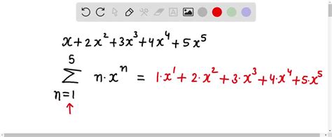 Solved 2 What Is The Sigma Notation For The Expression X 2x2 3x3 4x4 5x5