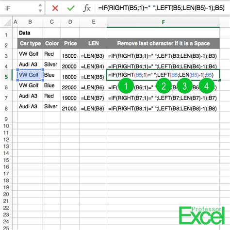 Len Function In Excel Easily Return The Number Of Characters