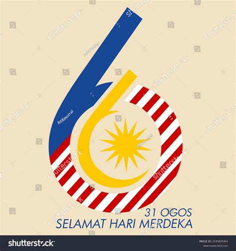 Malaysia Independence Daymalay Hari Merdeka Known Stock Vector Royalty
