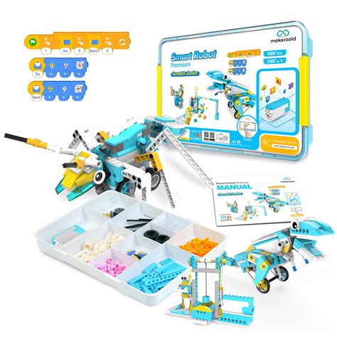Makerzoid 200 In 1 Scratch Jr Coding Robot Kit Stem Smart Robot Prem