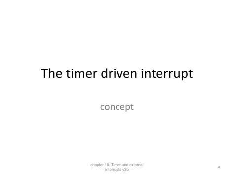 Ppt Chapter Timer And External Hardware Interrupts Powerpoint Presentation Id