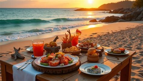 Free Sunset Beach Dining Image Sunset Beach Dinner Download At