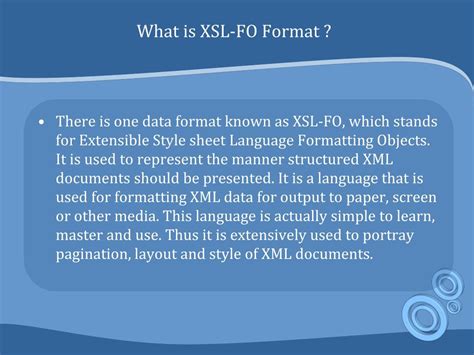 Ppt The Best Way To Convert Xsl Fo To Pdf Powerpoint Presentation Free Download Id7133401