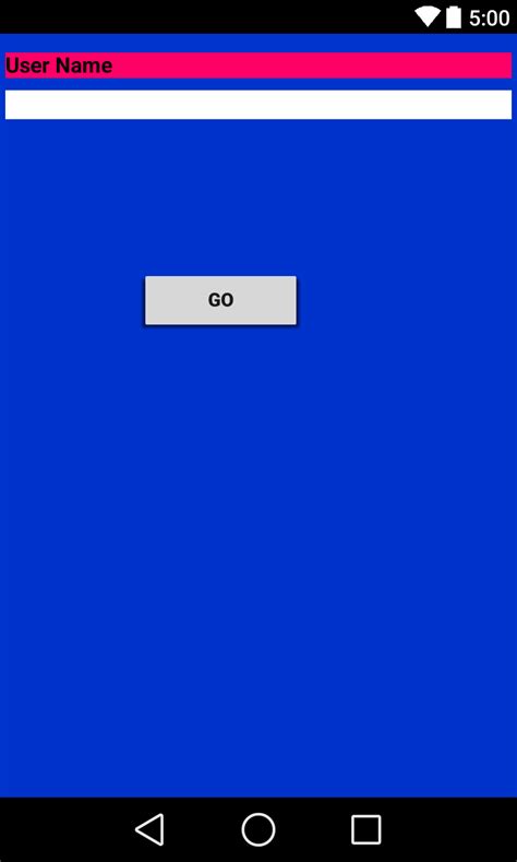 Basic XML Layouts