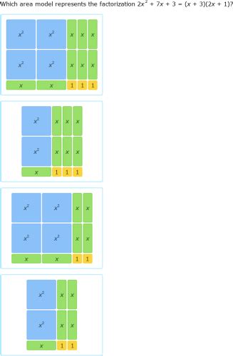 Ixl Factor Quadratics Using Algebra Tiles Algebra 1 Practice
