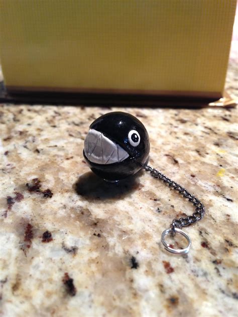 Super Mario Bros Chain Chomp Keychain By Nhatho On Deviantart