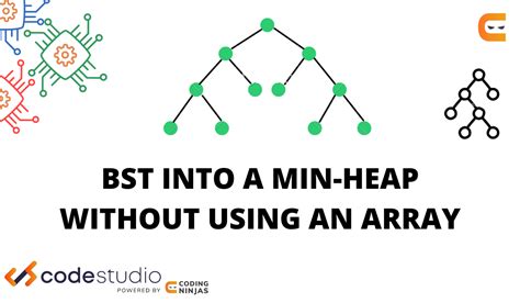 Bst Into A Min Heap Without Using Array Naukri Code 360
