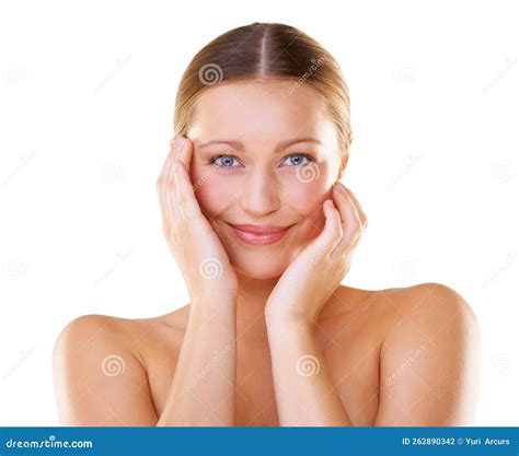 Skin So Soft You Will Smile Studio Portrait Of An Attractive Model
