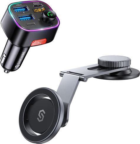 Syncwire Bluetooth 5 3 Fm Transmitter Car Adapter 48w Pd 36w And 12w And Magnetic