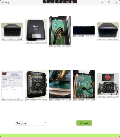 WebP 이미지 변환 프로그램
