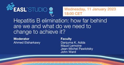 Hepatitis B Elimination How Far Behind Are We And What Do We Need To Change To Achieve It