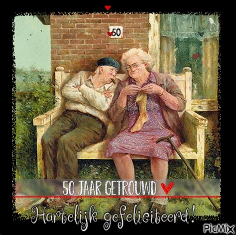 50 Jaar Getrouwd Free Animated  Picmix
