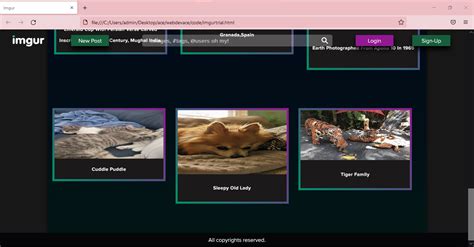 GitHub Dishaakalra ImgurFrontEndClone Frontend Design Clone Of Imgur Using HTML And CSS