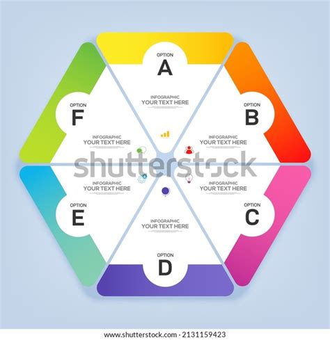 Modern Infographic Business Template Data Visualization Stock Vector