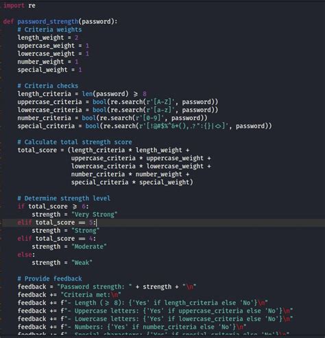 Laiba Noor Ul Huda On Linkedin 🌟 Project Showcase Password Strength Assessment Tool Using