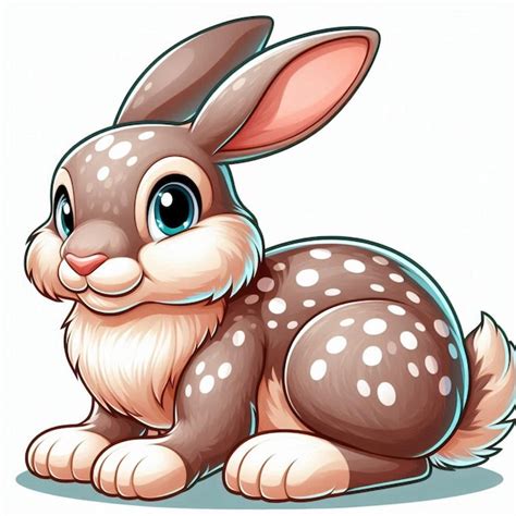 Ilustración De Dibujos Animados De Hare Vector Vector Premium Generado Con Ia