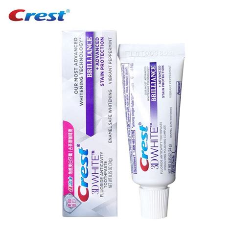 Crest 3d Whitetoothpastes Brilliance Mini Toothpaste Portable Teeth Whitening Small Tooth Paste