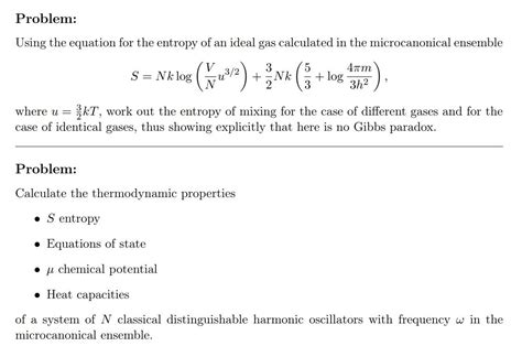 Solved Using The Equation For The Entropy Of An Ideal Gas