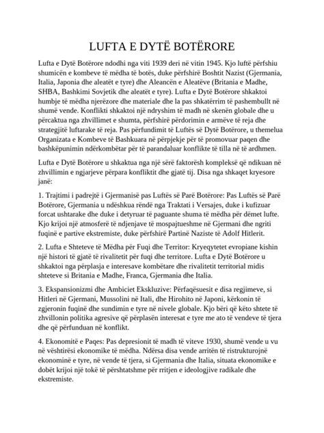 Lufta E DytË BotËrore Pdf