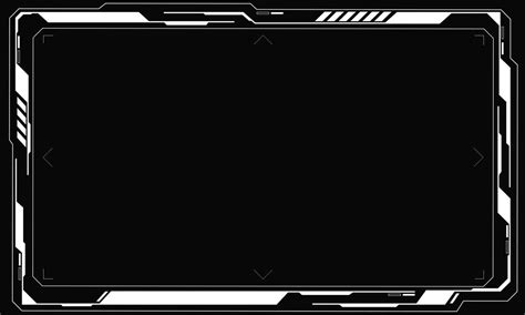 Hud Frames White Grey User Interface Elements Design Modern Technology