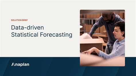 Anaplan Statistical Forecasting Anaplan