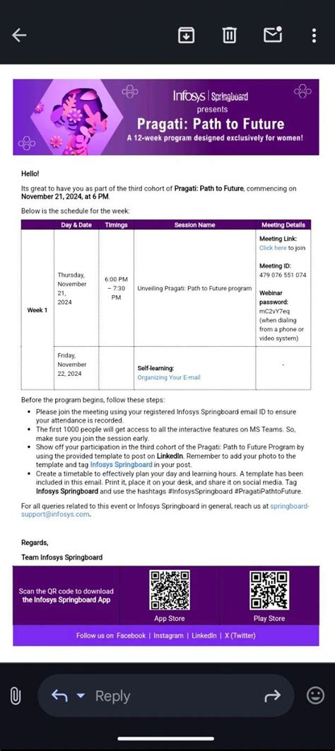 Vaishnavi Kute On Linkedin Pragatipathtofuture Cohort3 Infosys Growthmindset Futureready
