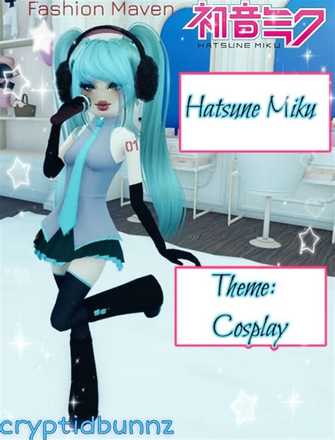 Dress To Impress Dti Hatsune Miku 💙 Impress Dress To Impress