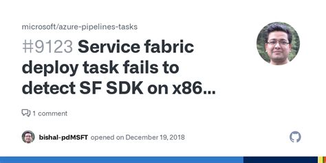 Service Fabric Deploy Task Fails To Detect Sf Sdk On X86 Agent · Issue 9123 · Microsoftazure