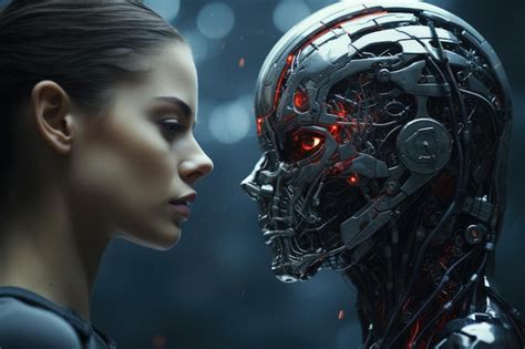 Premium Ai Image Couple Hyper Realistic Ai Minds Intertwining With