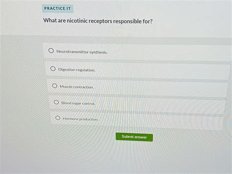 What Are Nicotinic Receptors Responsible Studyx