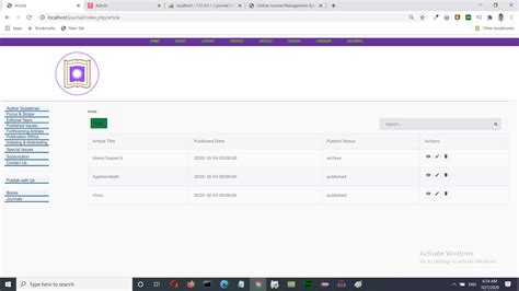 Online Journal Management System In Php Mysql Code For 19 Codeclerks