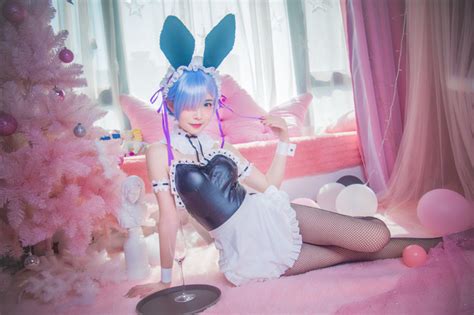 cosplay 蕾姆兔女郎 二次元cos 幻猫ACG