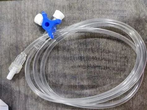 Pvc Extension Line With Way Stop Cock M For Hospital At Piece In Surat