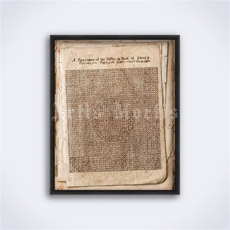 Magick Cipher Book Of Enoch By John Dee And Edward Kelley Enochian