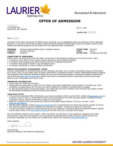 Wilfrid Laurier University 국내1위 캐나다입시연구소 Bupp 브레이크에듀유학원