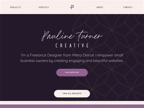 Graphic And Web Design Portfolio Example Bootstrap Creative