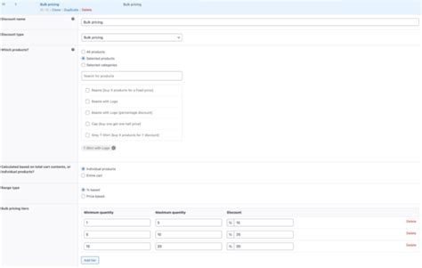 How To Set Product Prices Based On Quantity In Woocommerce