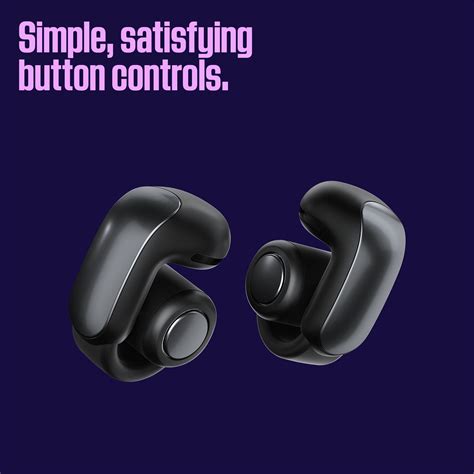 Bose Bluetooth Wireless Open Ear Headphones Ultra Earbuds Black