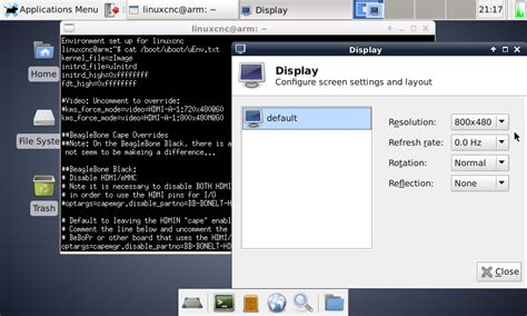 Machinekit Blog Custom HDMI Resolution
