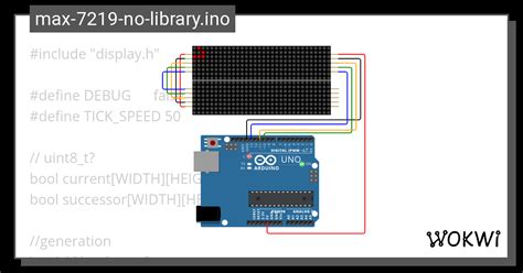 Max 7219 No O Copy Wokwi Esp32 Stm32 Arduino Simulator