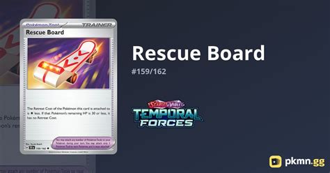 Rescue Board 159 162 Temporal Forces Pkmn Gg
