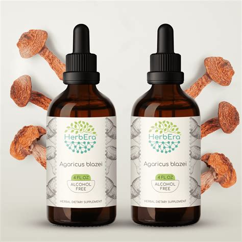 Agaricus Blazei Alcohol Free Herbal Extract Tincture Super