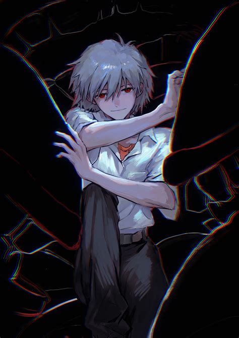 Nagisa Kaworu Neon Genesis Evangelion Drawn By Yuanlitianshiheaoye Danbooru