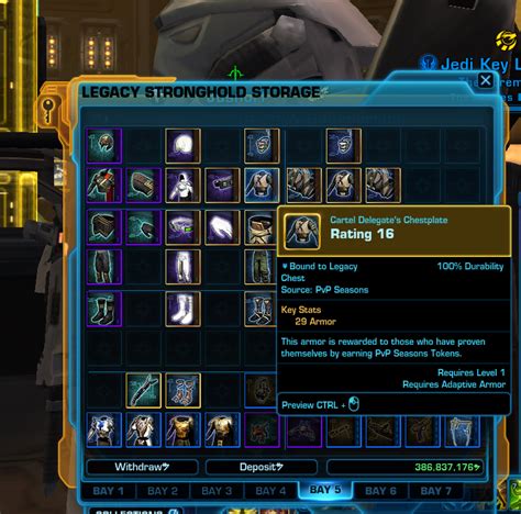 Cartel Delegate Armor Set Missing Dye Mod Slot Bug Reports Swtor Forums