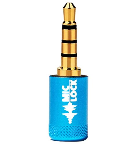 Mic Lock® 3 5mm Single Ended Microphone Blocker Metallic Green Mic Lock