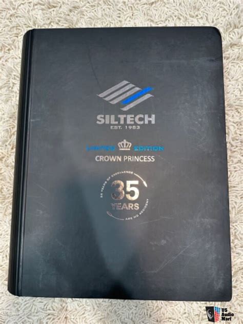 Siltech Crown Princess 35th Anniversary 1m Xlr Interconnects For Sale