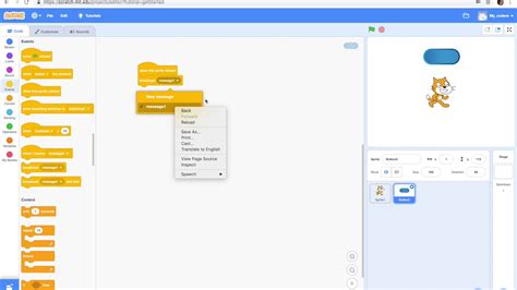 7 Passing Messages Between Sprites In Scratch Youtube