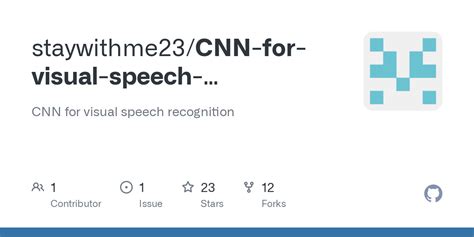 Github Staywithme23cnn For Visual Speech Recognition Cnn For Visual Speech Recognition